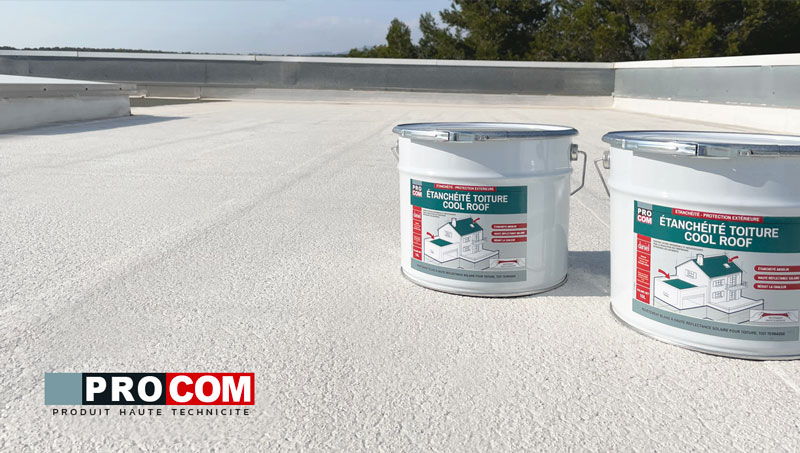 Peinture cool roof - Peinture anti chaleur pour toiture, peinture ...